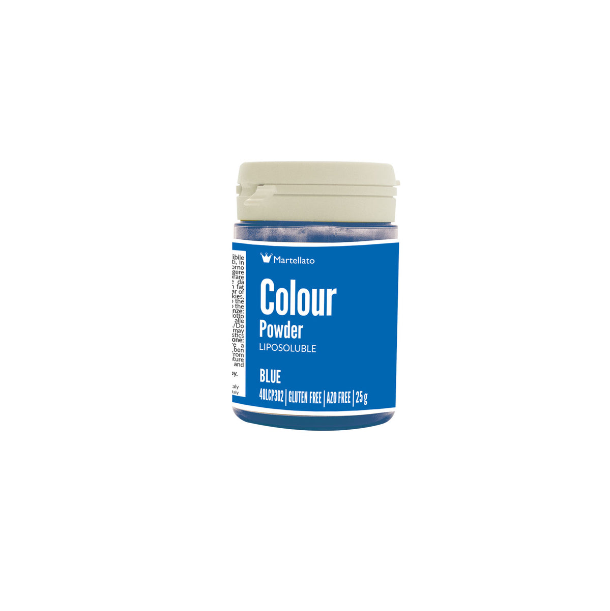 Blue Liposoluble Colour Powder 25g by Martellato – Nicolaas