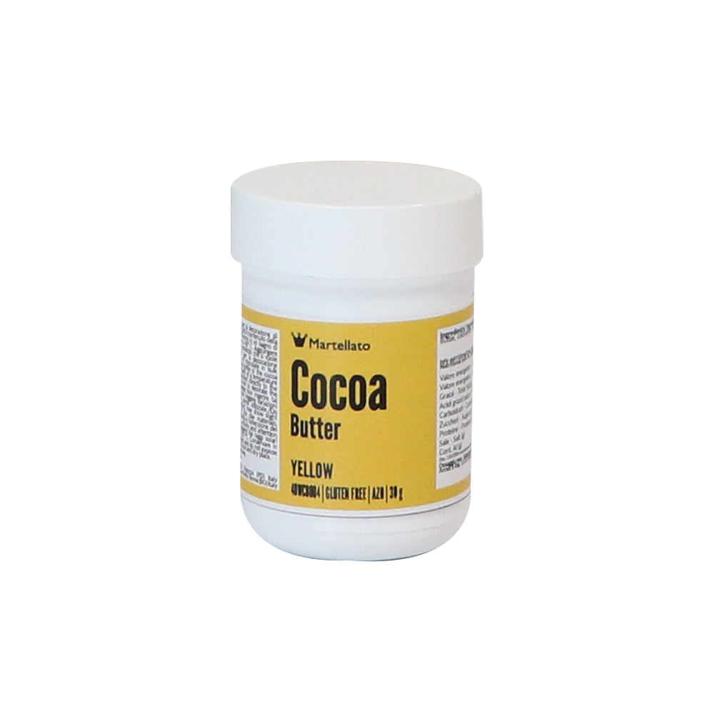 Yellow Cocoa Butter 30g by Martellato – Nicolaas